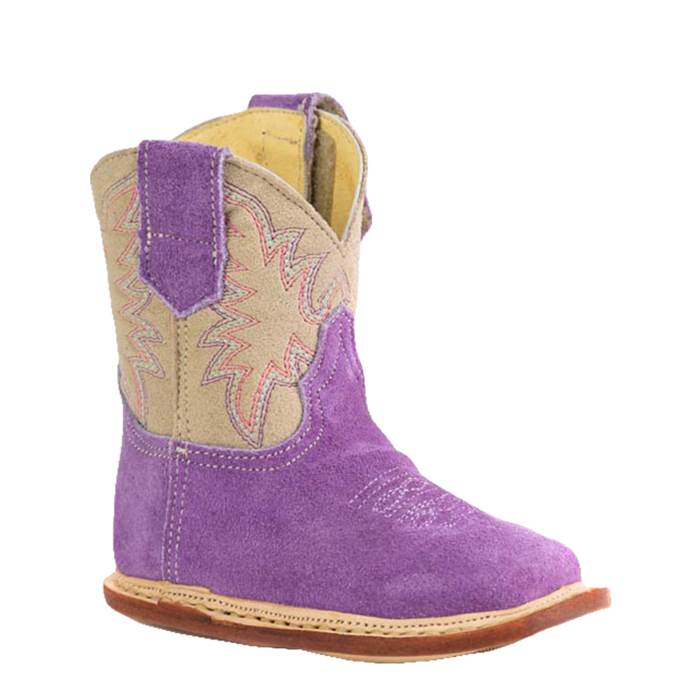 Willa Girl Infant Boots In Purple by Roper