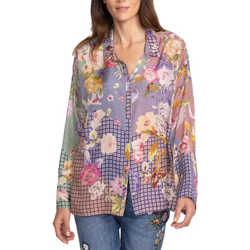 Cathron Mingle Blouse by Johnny Was